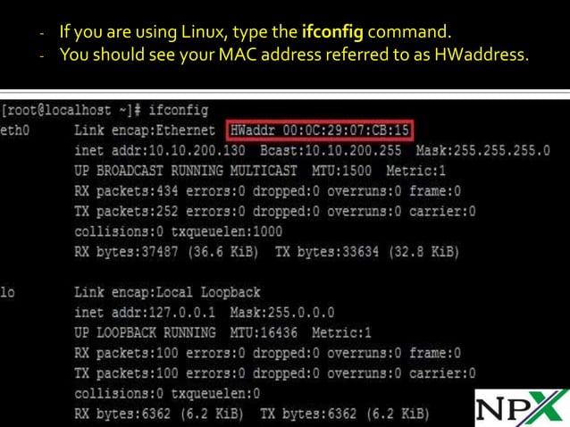 MAC & IP addresses | PPTX | Computer Networking | Computing