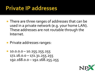 MAC & IP addresses | PPTX