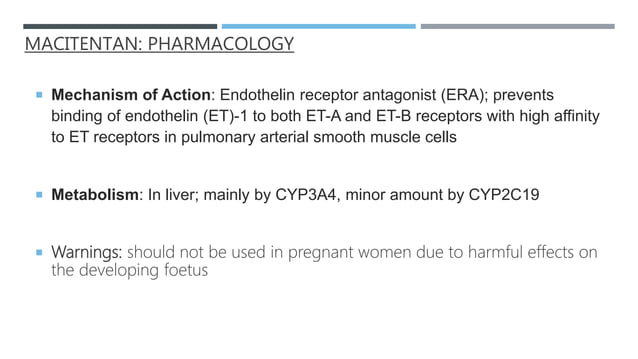 Macitentan | PPTX