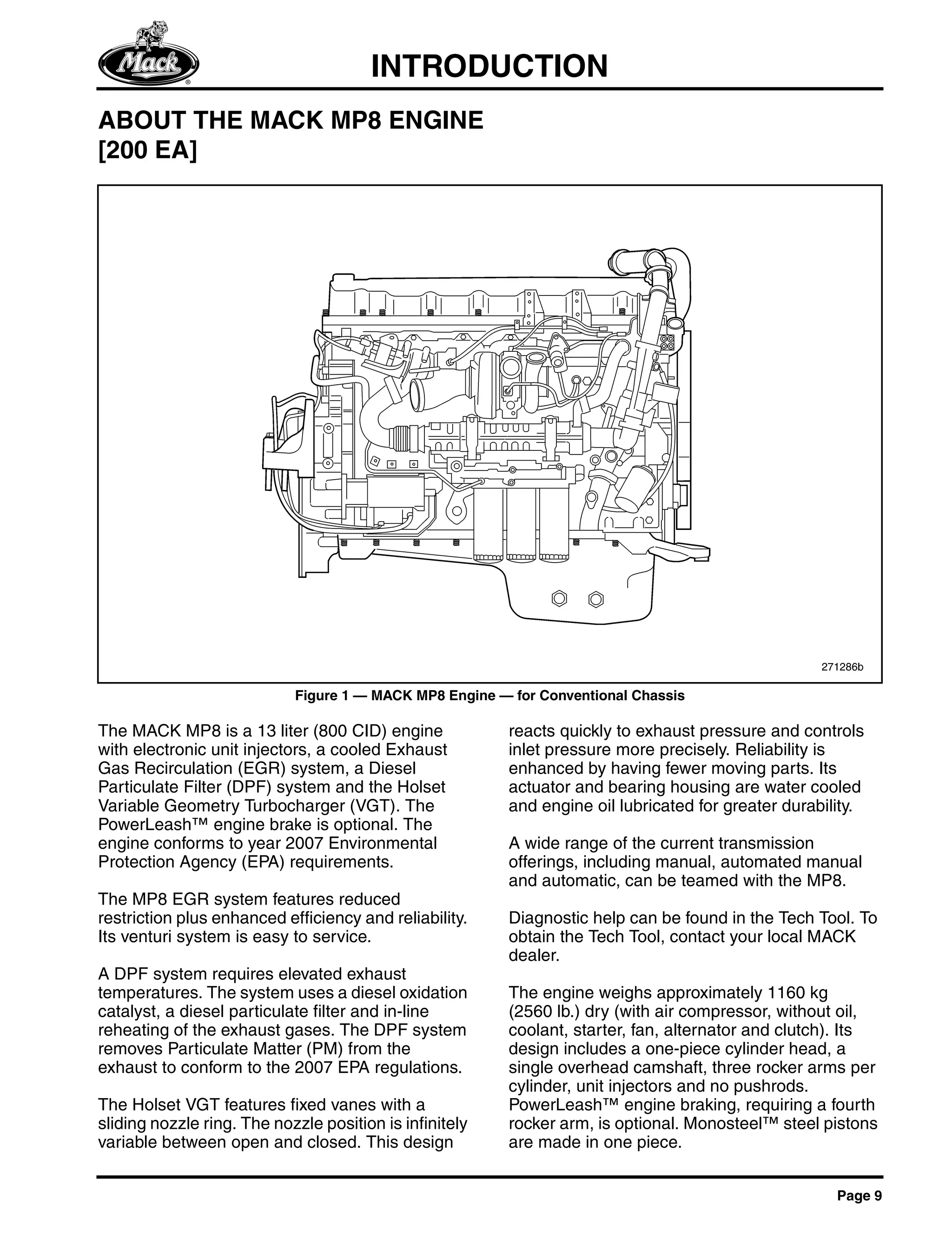 Mack MP8 Diesel Engine Service Manual | PDF