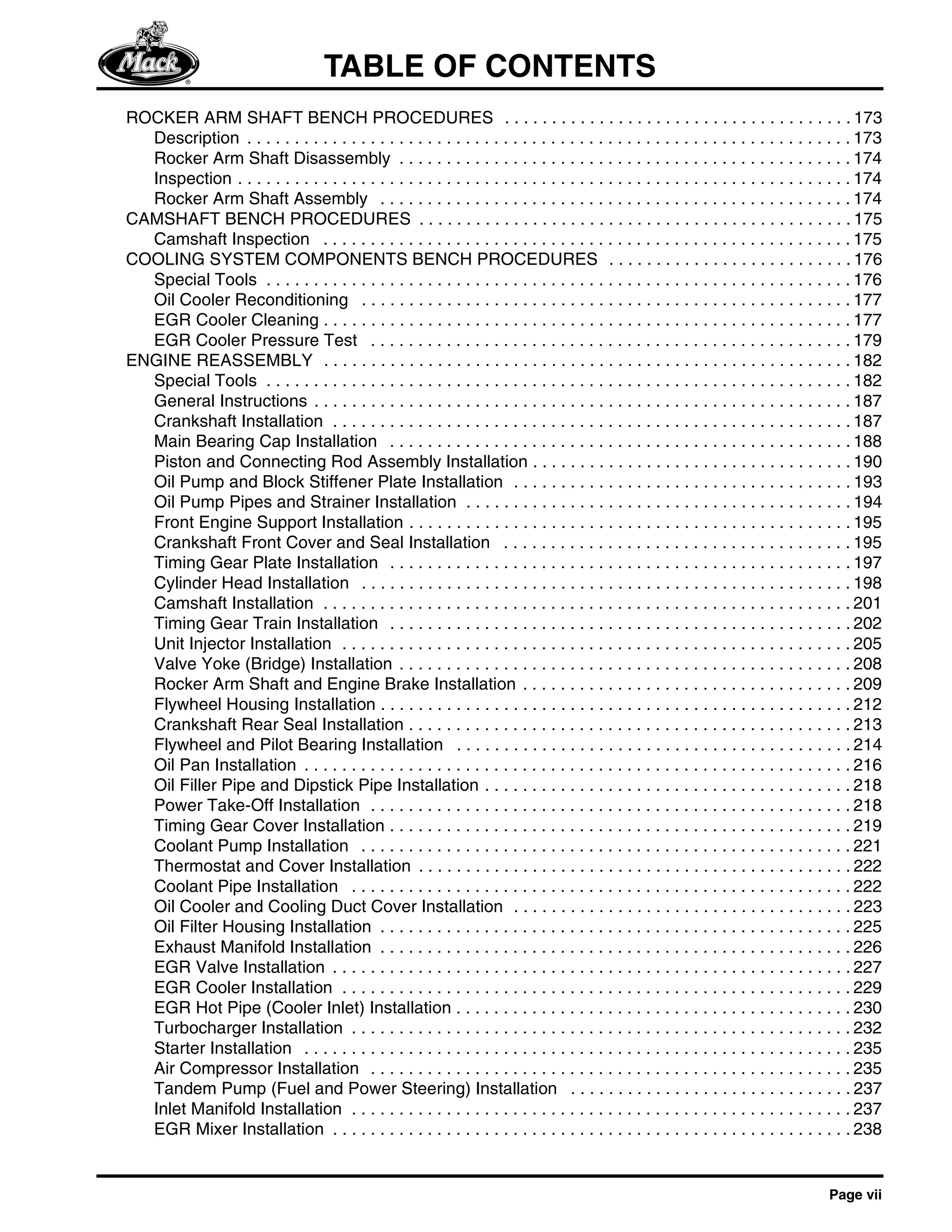 Mack MP8 Diesel Engine Service Manual | PDF