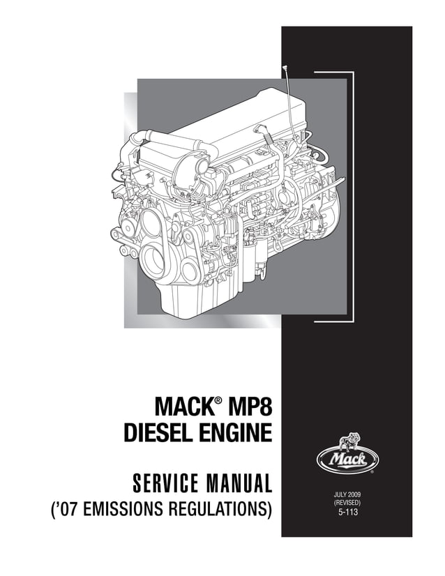 Mack MP8 Diesel Engine Service Manual | PDF
