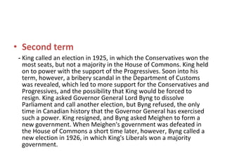 Mackenzie King | PPT