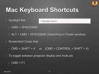 MAC Keyboard Shortcuts | PPT
