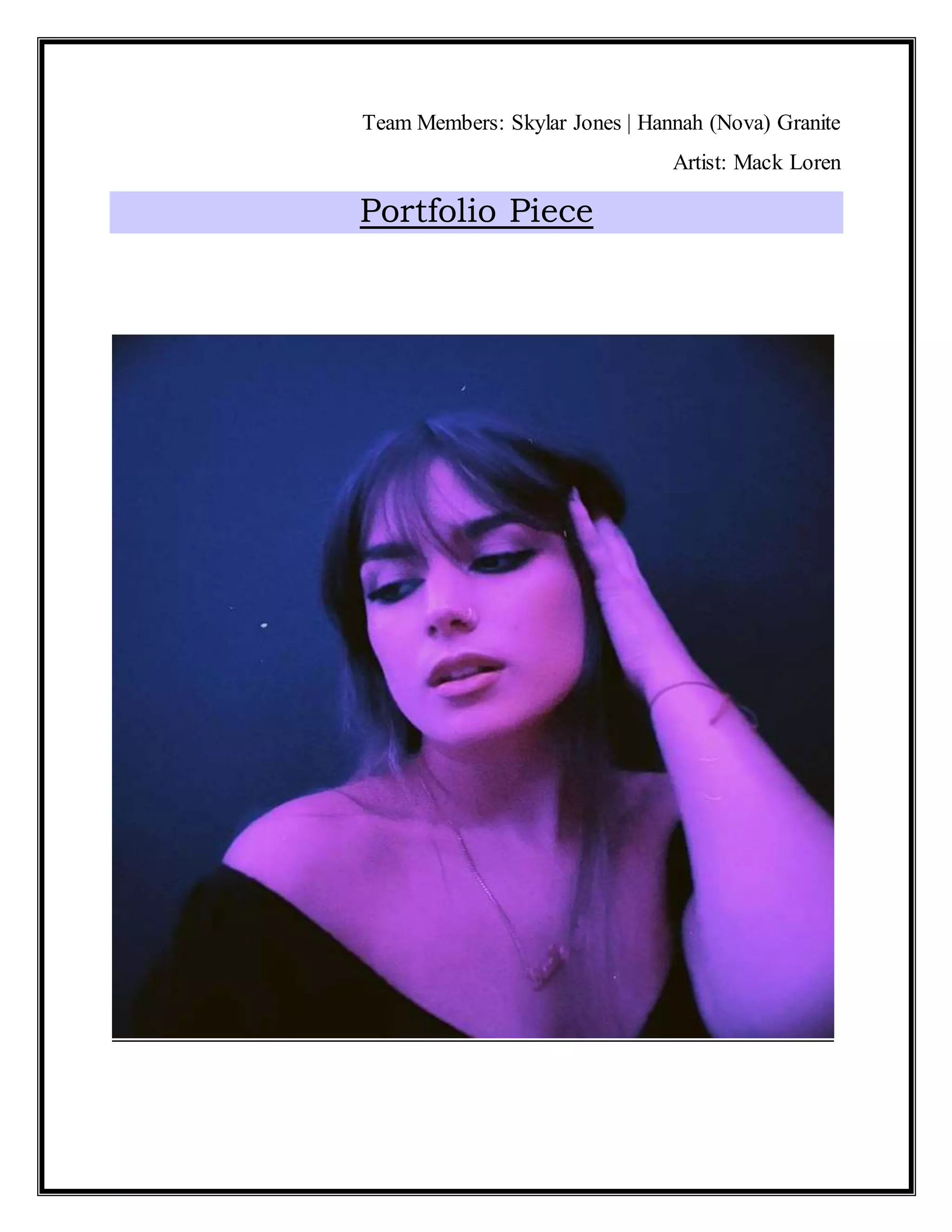 Mack loren artist_portfolio | DOCX