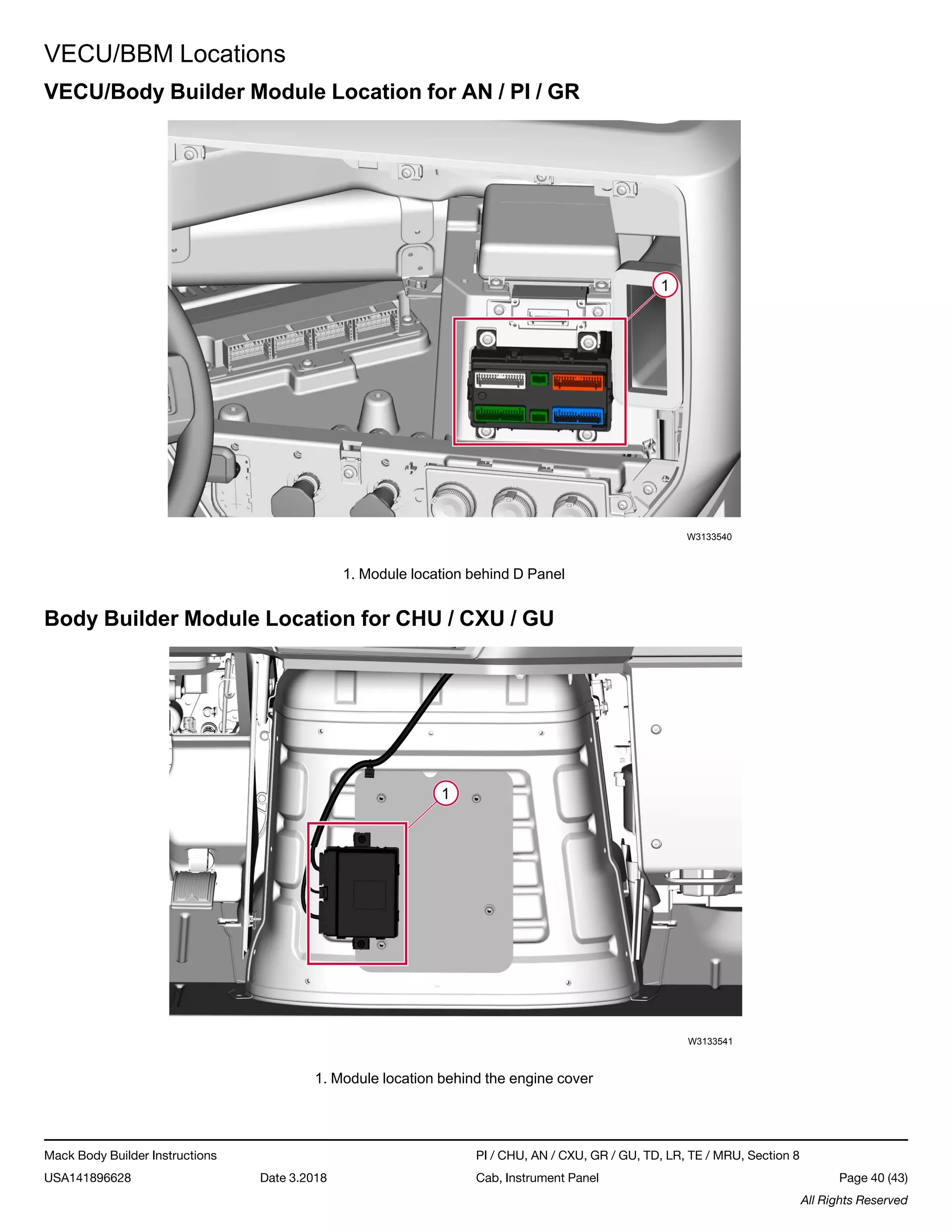 Mack Trucks' Body Builder Instructions | PDF