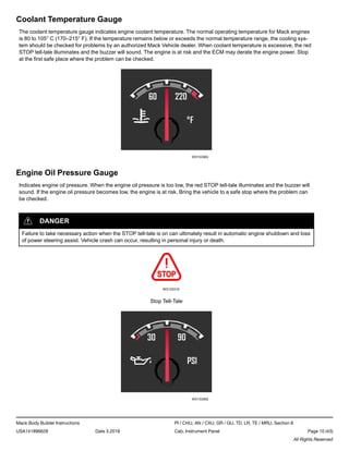 Mack Trucks' Body Builder Instructions | PDF