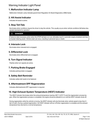 Mack Trucks' Body Builder Instructions | PDF