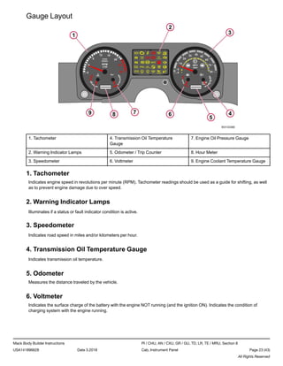 Mack Trucks' Body Builder Instructions | PDF