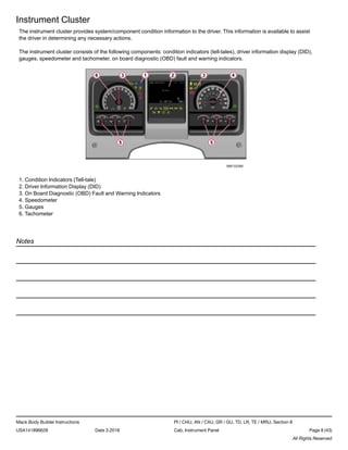 Mack Trucks' Body Builder Instructions | PDF