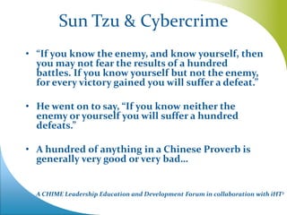 CHIME LEAD Forum Houston - Opening Keynote "What is Cyber Security and ...