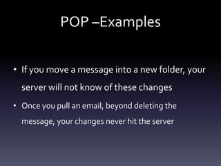 Mail POP vs IMAP | PPTX
