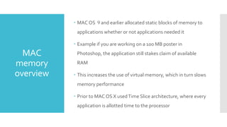 Mac memory overview | PPTX