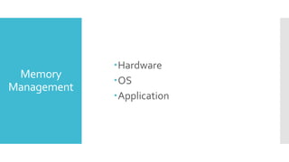 Mac memory overview | PPTX