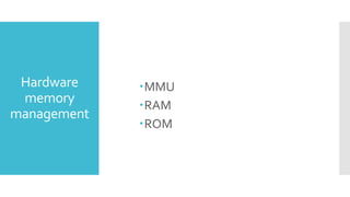 Mac memory overview | PPTX