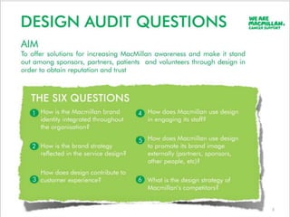 Macmillan Design Audit | PPTX