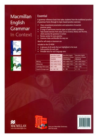 Macmillan english grammar in context by by Simon Clarke. | PDF
