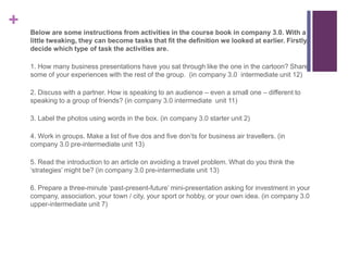 Business English, Materials and Methodology | PPT