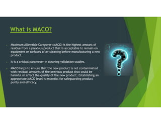 MACO calculation for cleaning validation.pdf