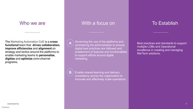 Marketing Automation Center of Excellence (CoE): Governance Structure ...