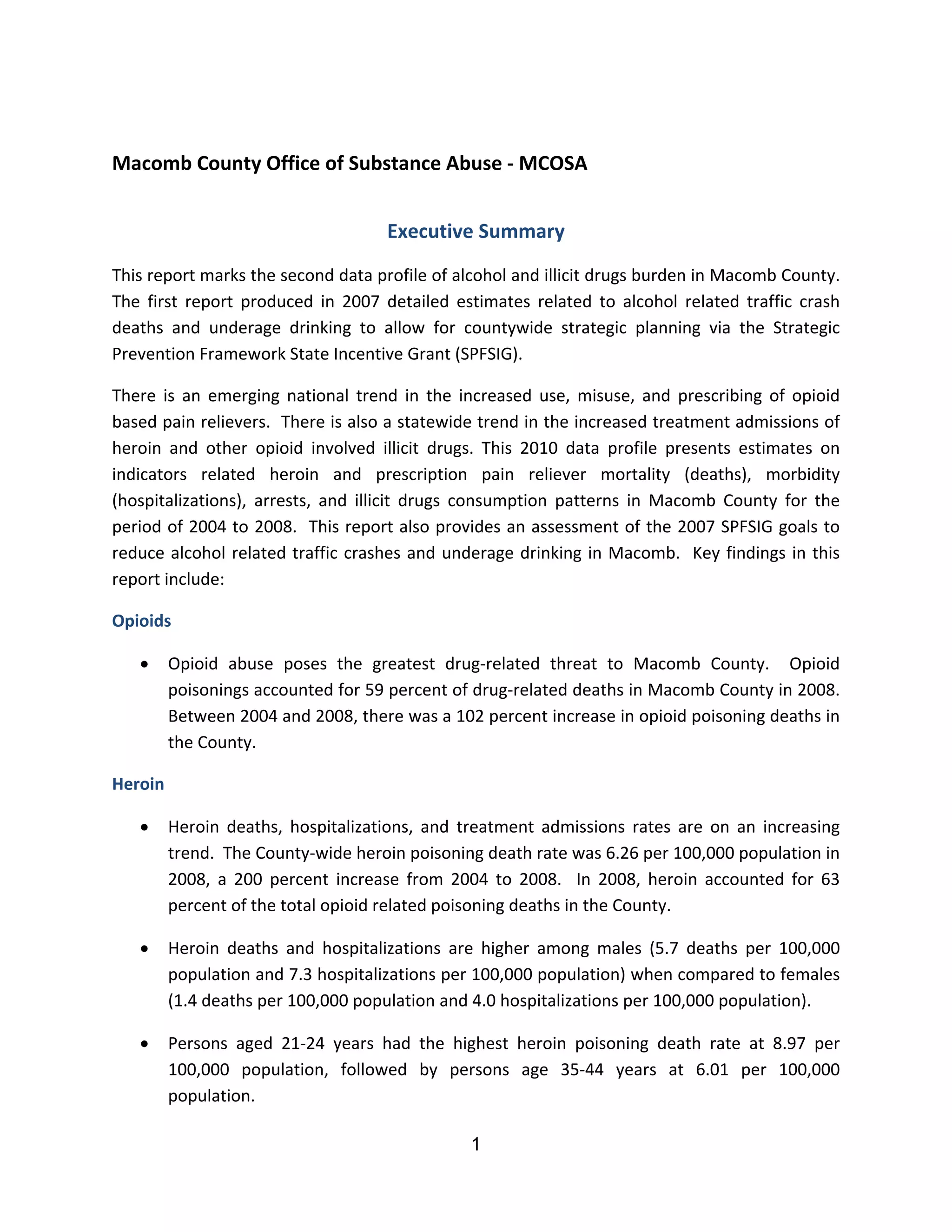 Substance Abuse Macomb, Michigan | PDF