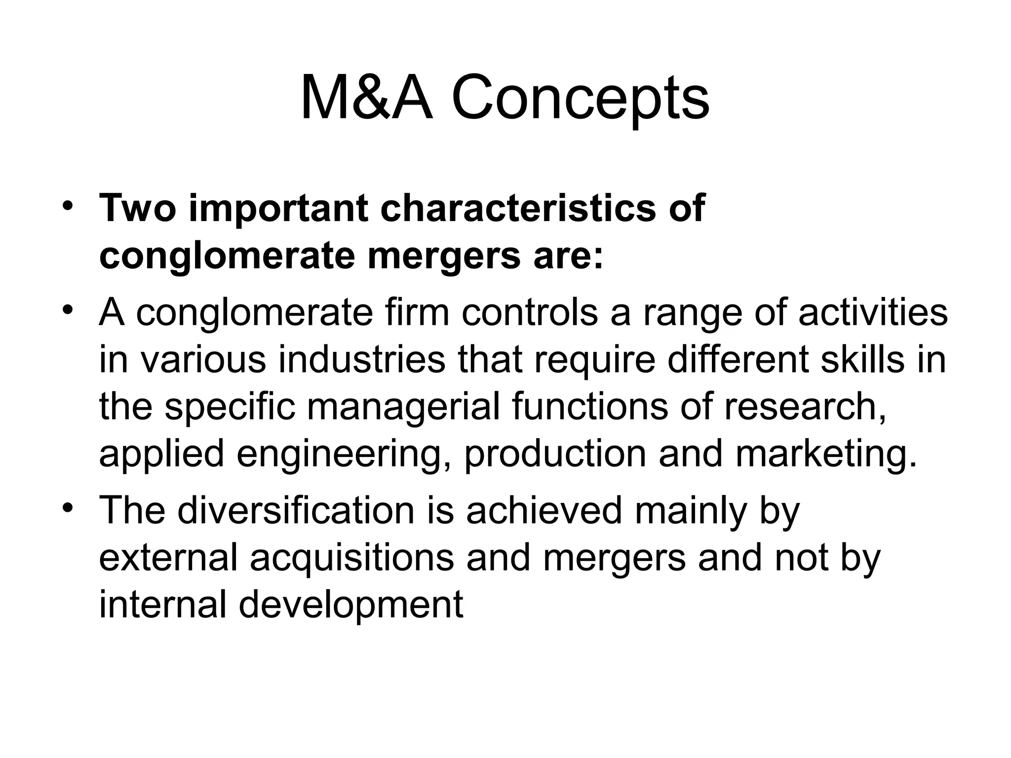 Mergers & Acquisitions Complete explanation1).ppt | Free Download