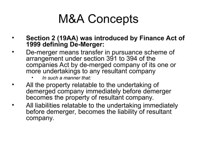 Mergers & Acquisitions Complete explanation1).ppt | Free Download