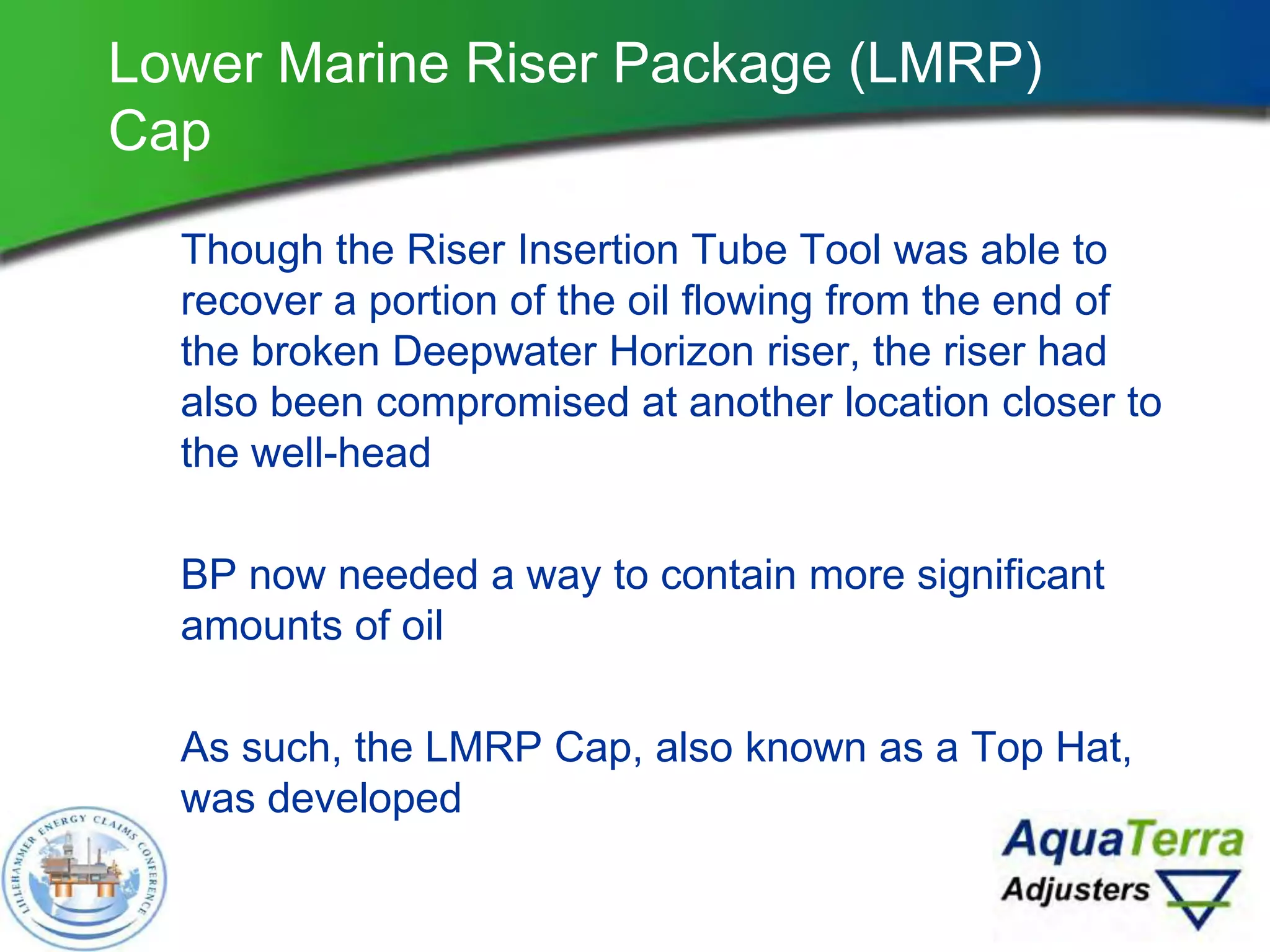 BP Macondo Well Incident in U.S. Gulf of Mexico, Pollution Containment ...