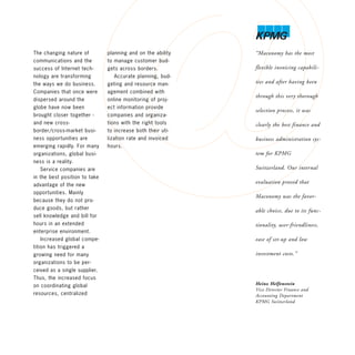 Maconomy Enterprise Project Optimization (anno 1999) | PDF