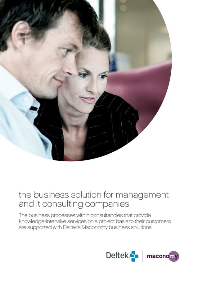 DELTEK Maconomy IT Consulting Brochure | PDF