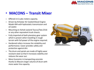 Macons Company Presentation | PPT