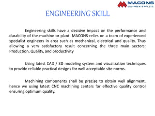 Macons Company Presentation | PDF