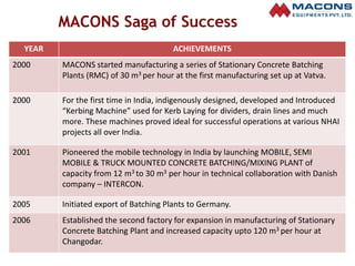 Macons Company Presentation | PPT