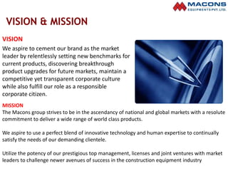 Macons Company Presentation | PDF