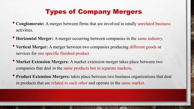Merger & Acquisition contracts | PPT