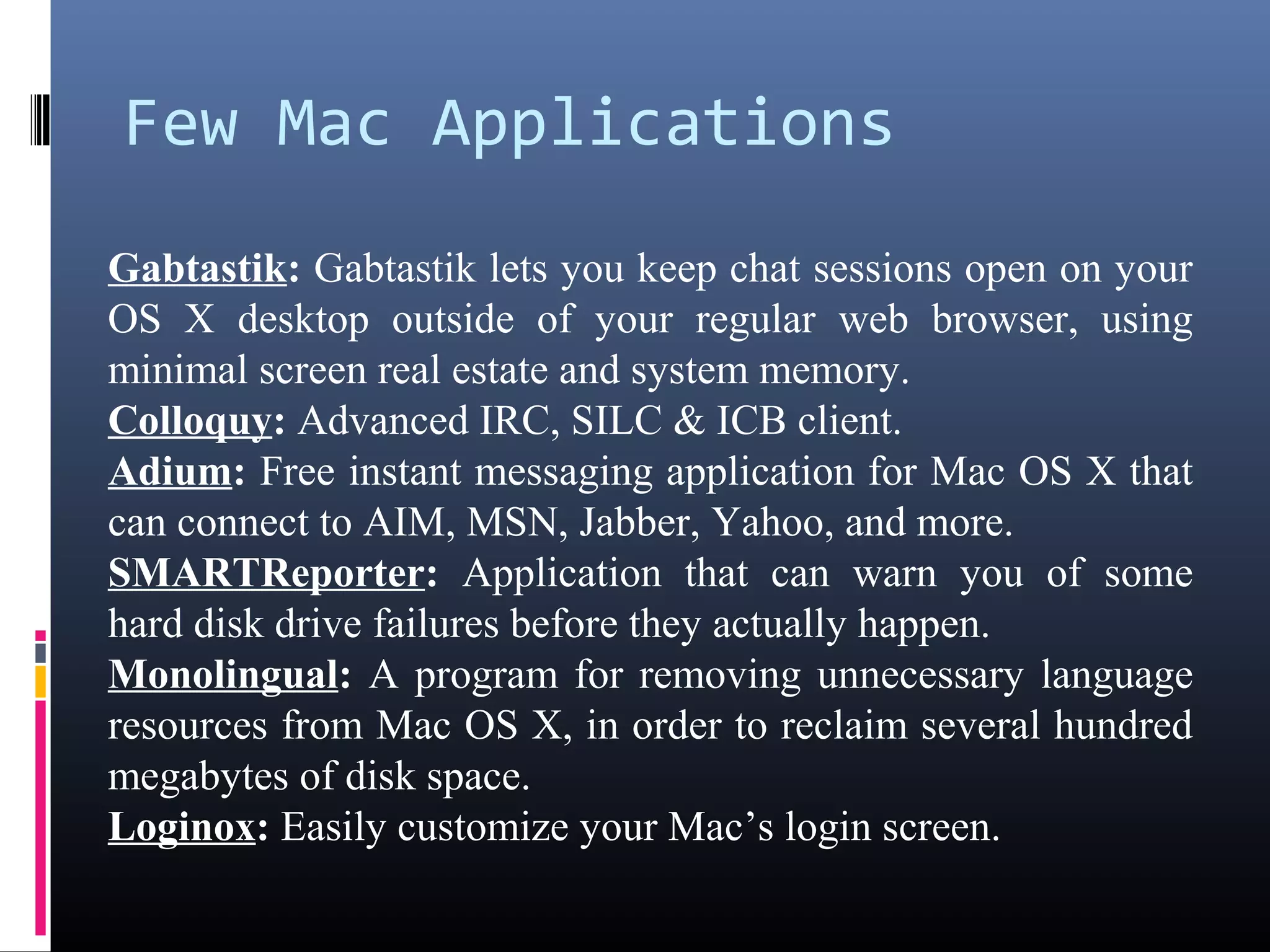 Mac Operating System | PPT