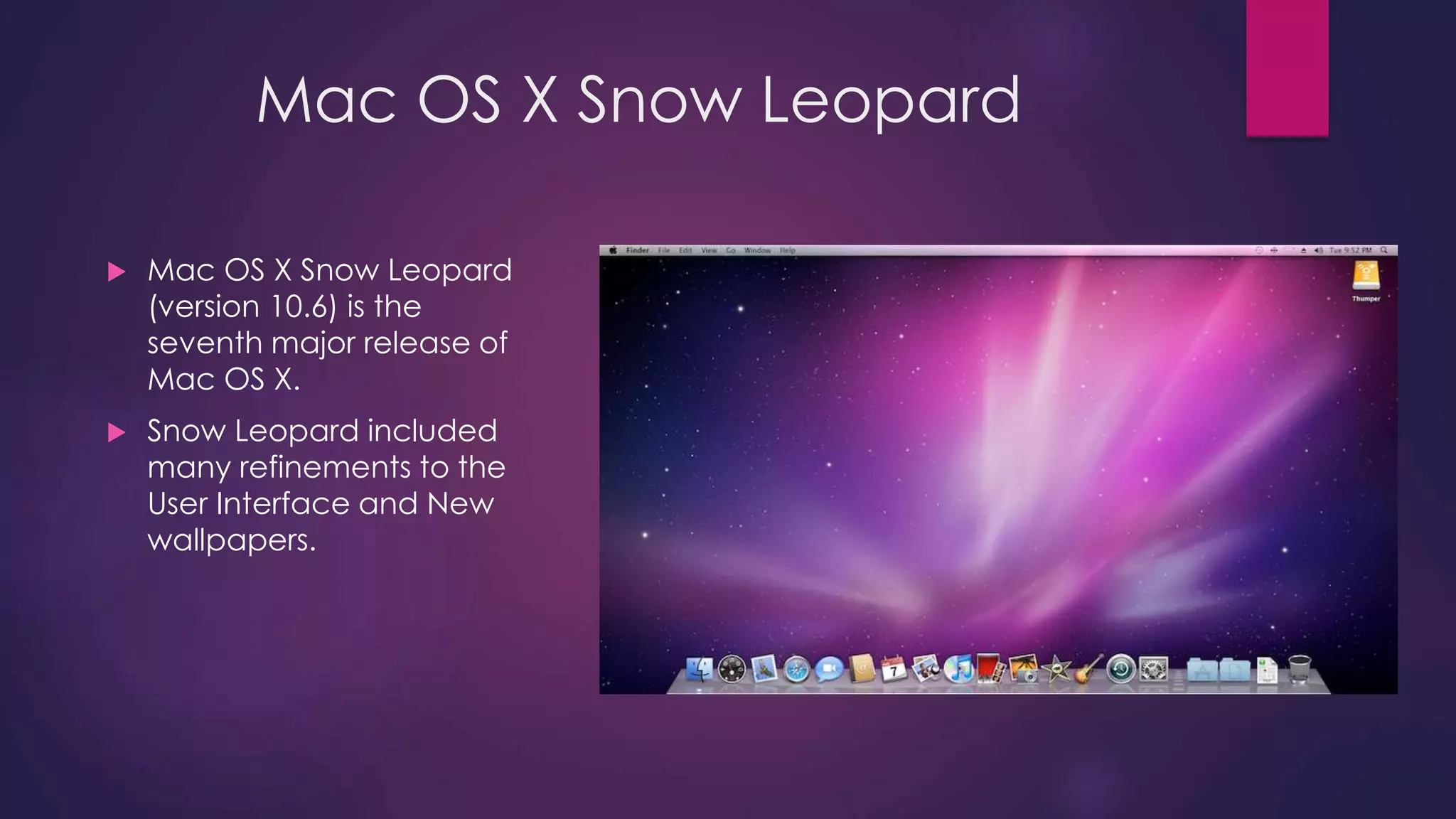 Mac OS(Operating System) | PPTX