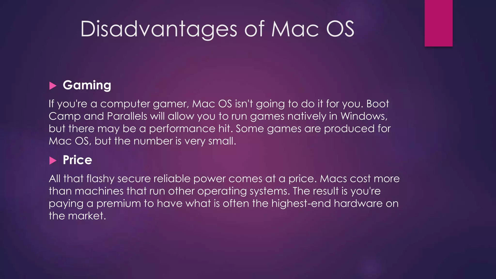 Mac OS(Operating System) | PPTX