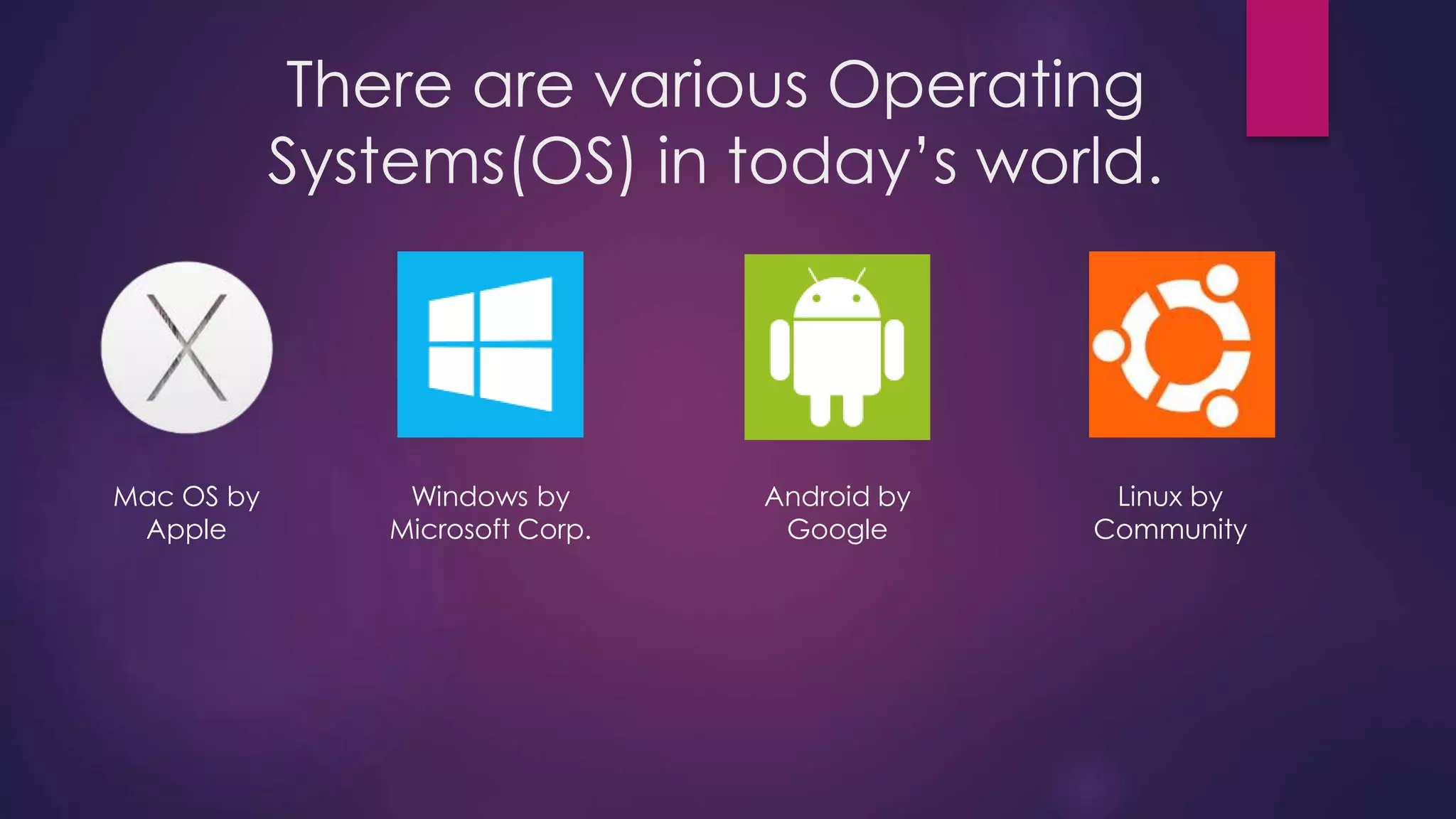 Mac OS(Operating System) | PPTX