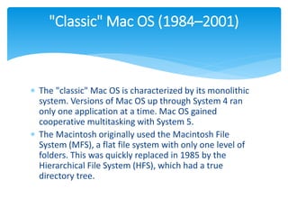 Mac os | PPTX