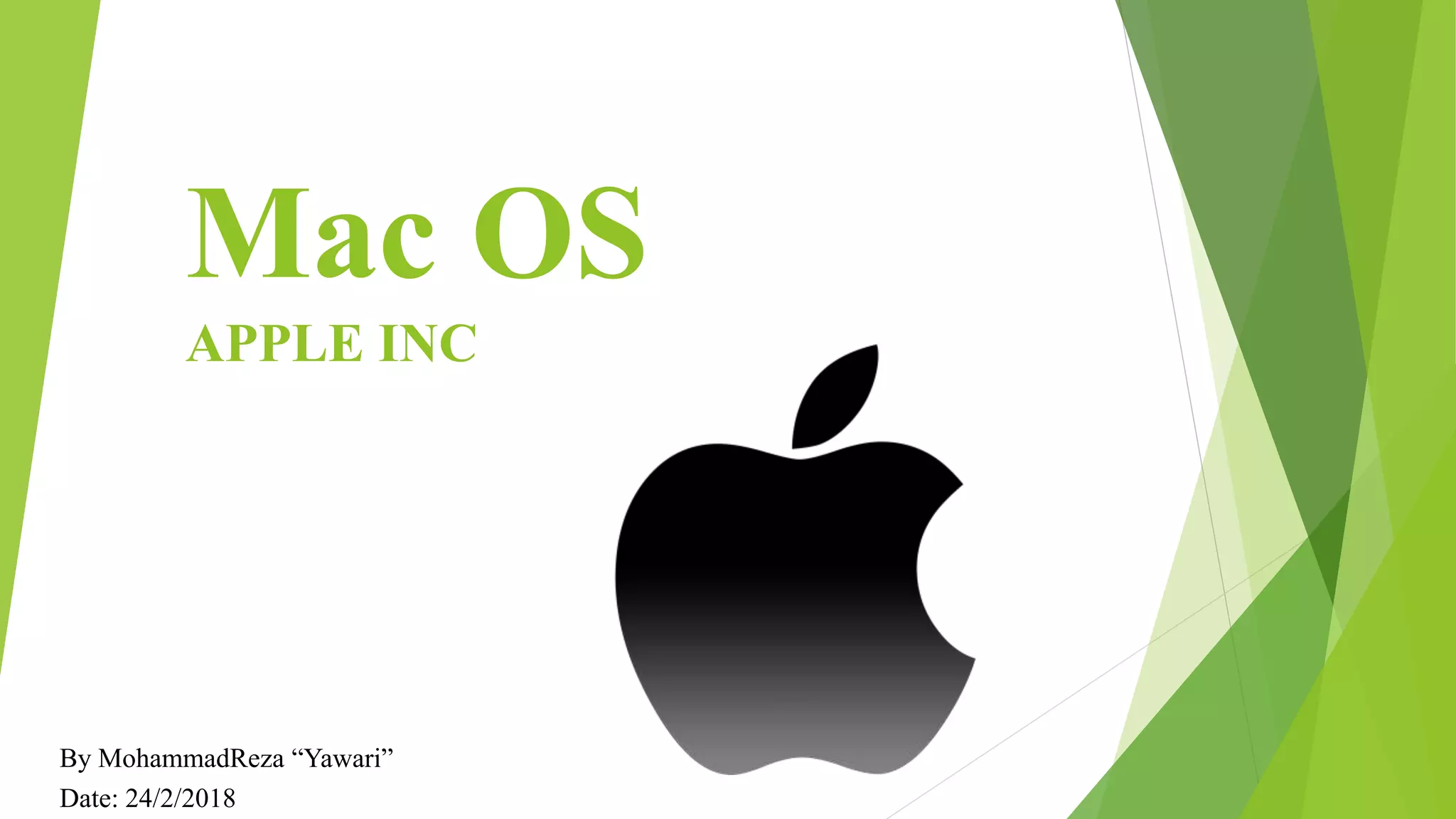 Mac OS | PPT
