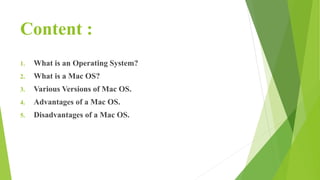 Mac OS | PPT