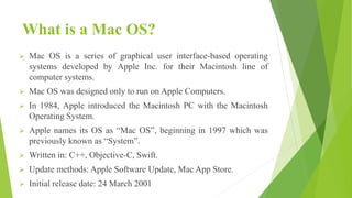 Mac OS | PPT
