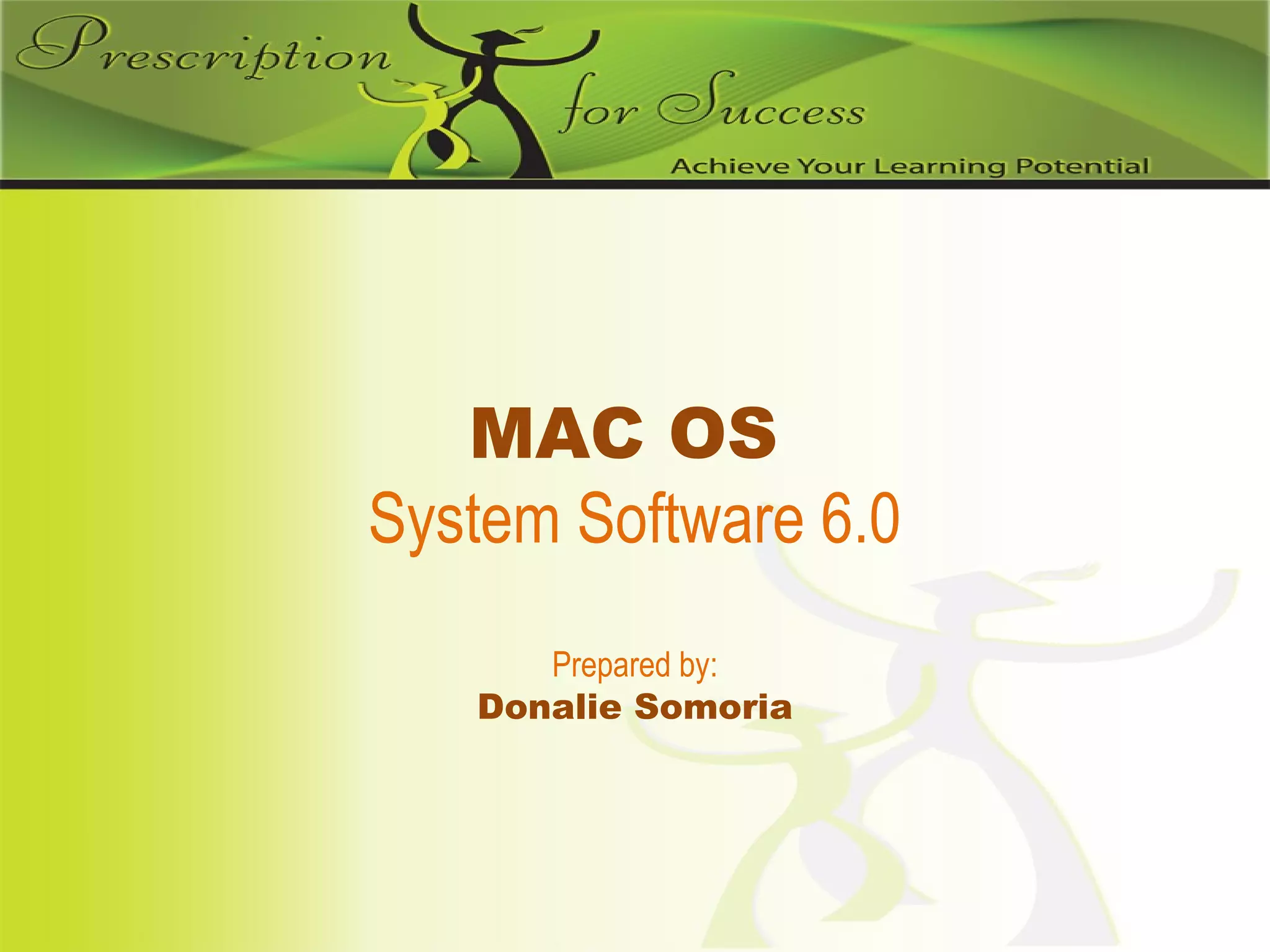 Mac Os 6 | PPT