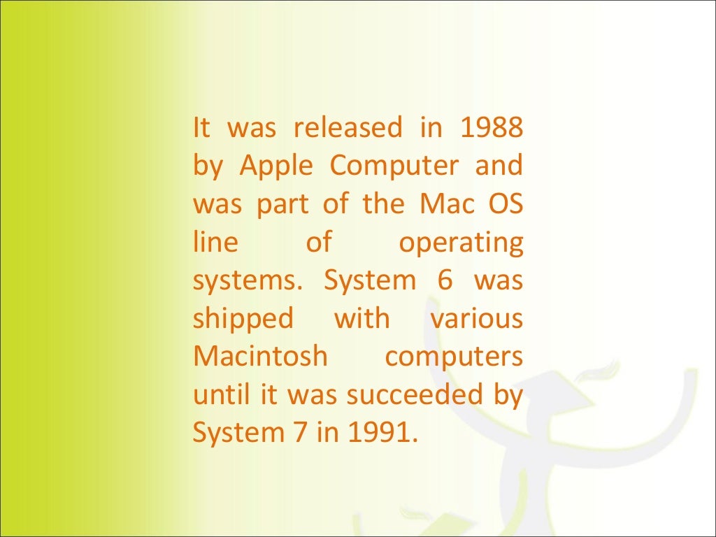 Mac Os 6