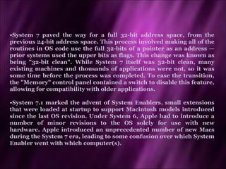 MAC OS System Software 7 | PPT | Operating Systems | Computer Software ...