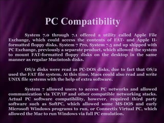 MAC OS System Software 7 | PPT | Operating Systems | Computer Software ...