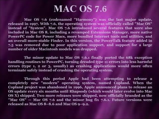 MAC OS System Software 7 | PPT | Operating Systems | Computer Software ...