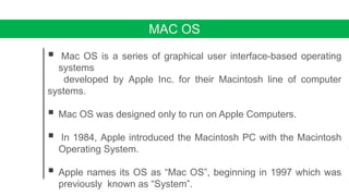 mackintosh operating system | PPT