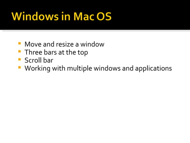 Mac Os Basics | PPT